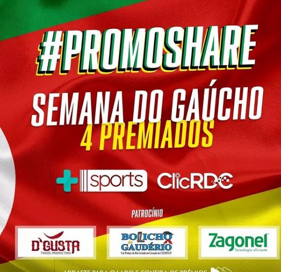 #PROMOSHARE: Participe e concorra a quatro prêmios incríveis - ClicRDC